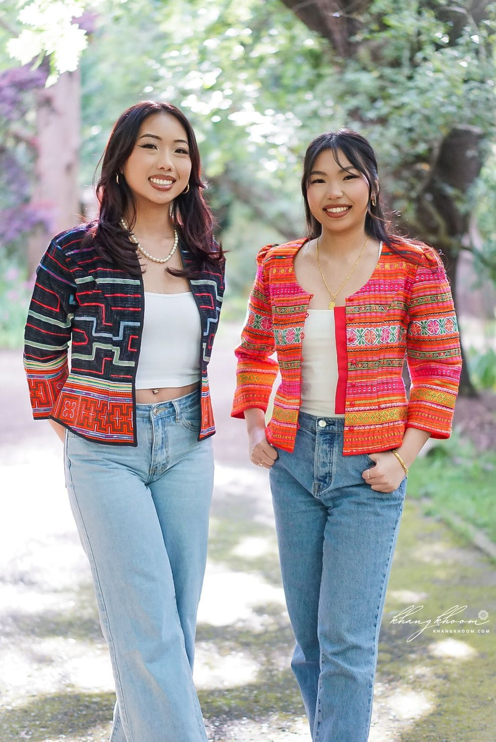 Button Down Hmong Suav Top – Khang Khoom